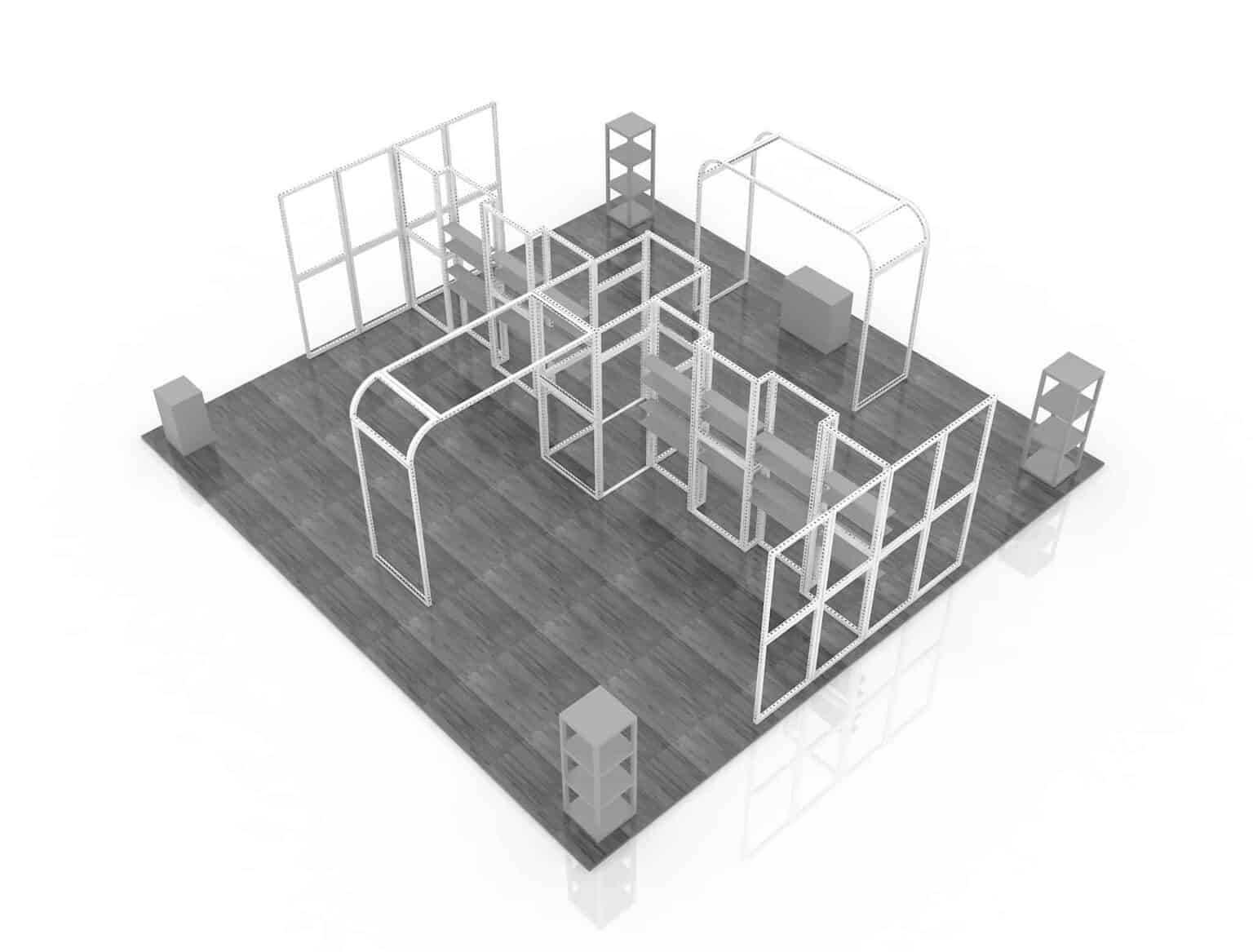 What is modular stand construction?